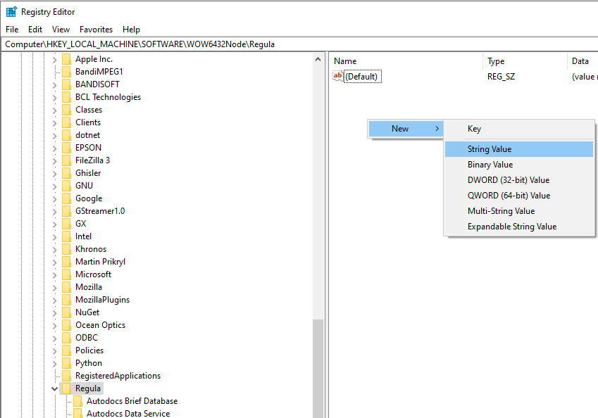 How to set common SDK settings for all Windows users? – Regula ...
