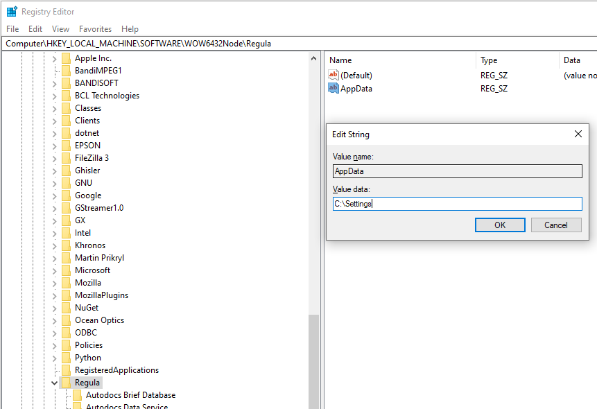 How to set common SDK settings for all Windows users? – Regula ...