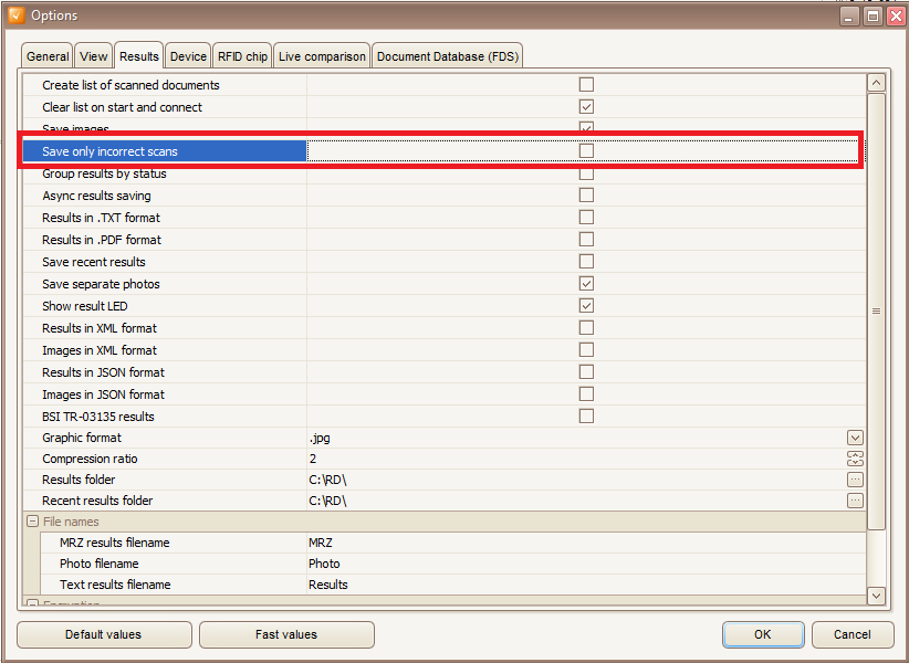 How to save all scanned documents – Regula Forensics Help Center