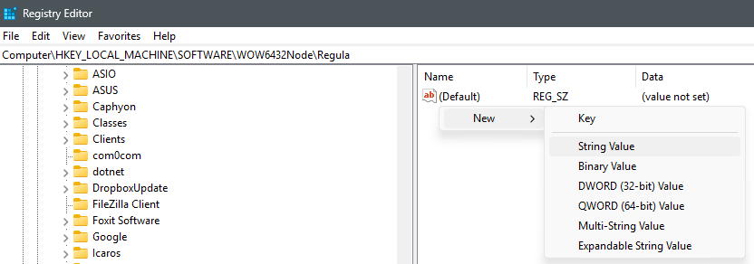 How to set common SDK settings for all Windows users? – Regula ...