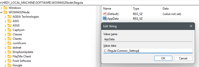How to set common SDK settings for all Windows users? – Regula ...