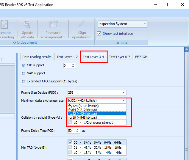 How to limit RFID reading speed – Regula Forensics Help Center